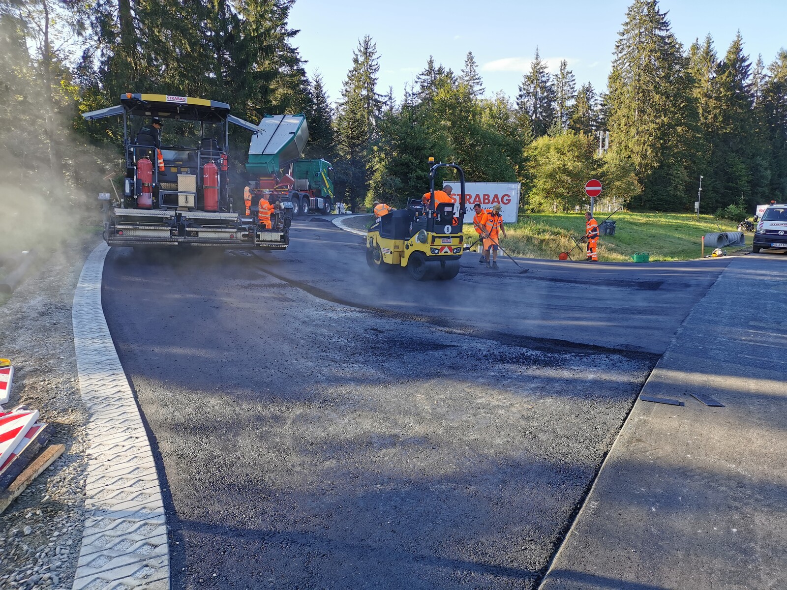 Reycling von Asphaltbewehrung - Staatsstraße - Mauth-Kreuzberg ...